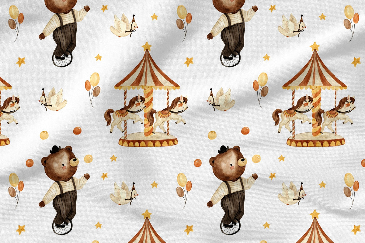 Colección Circus - Tela Estampada de Algodón - Algodón Textiles