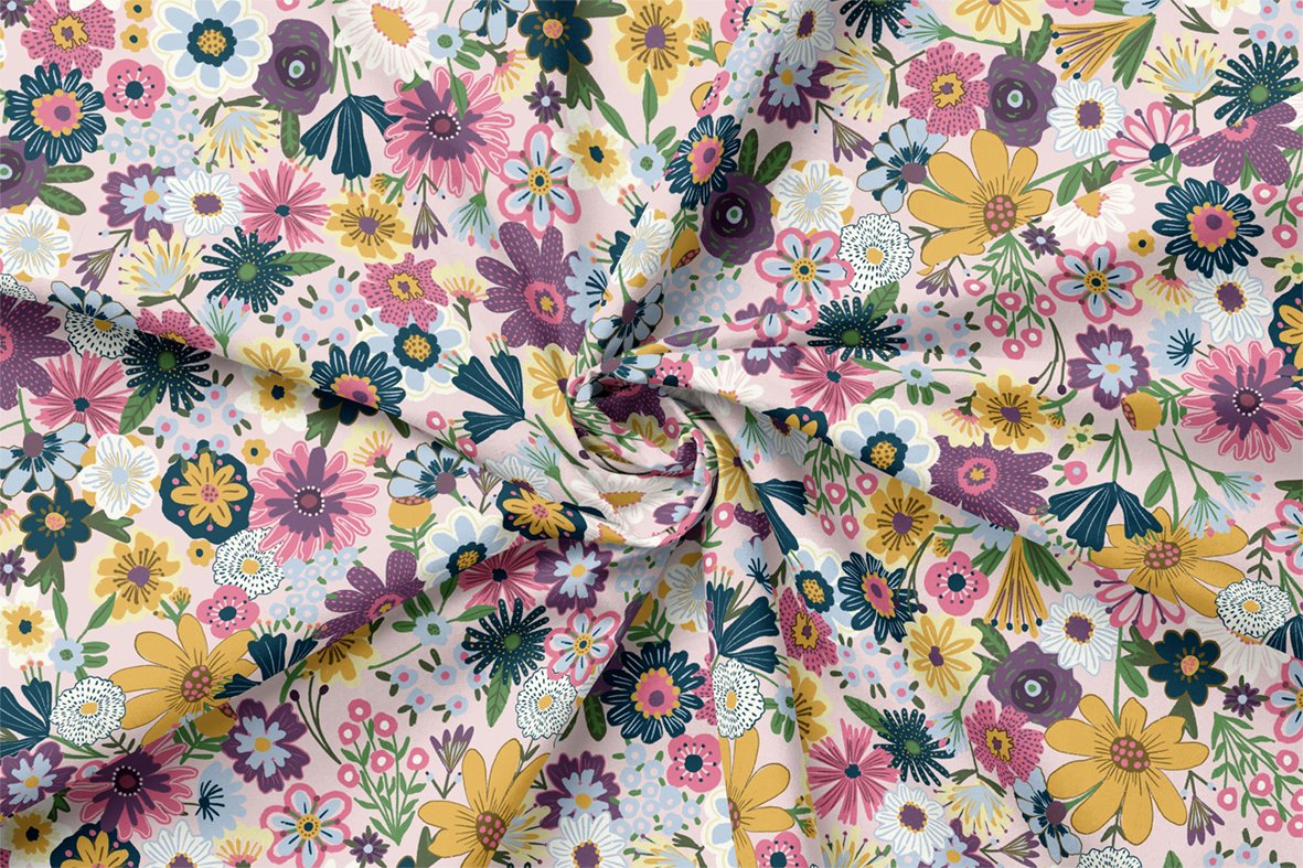 Telas por metro - Tela Estampada de Algodón - Algodón Textiles